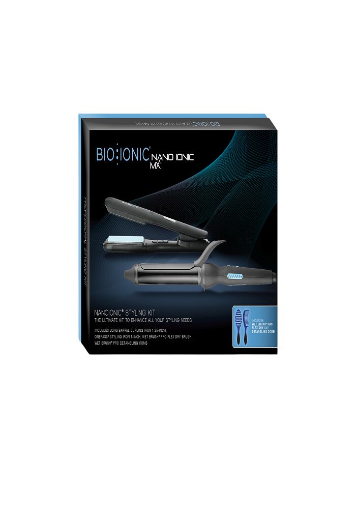 Bio Ionic Bio Ionic Long Barrel & One Pass Kit Holiday 2022 | SalonCentric