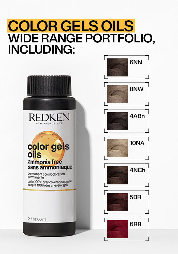 Redken Color Gels Oils Permanent Liquid Hair Color
