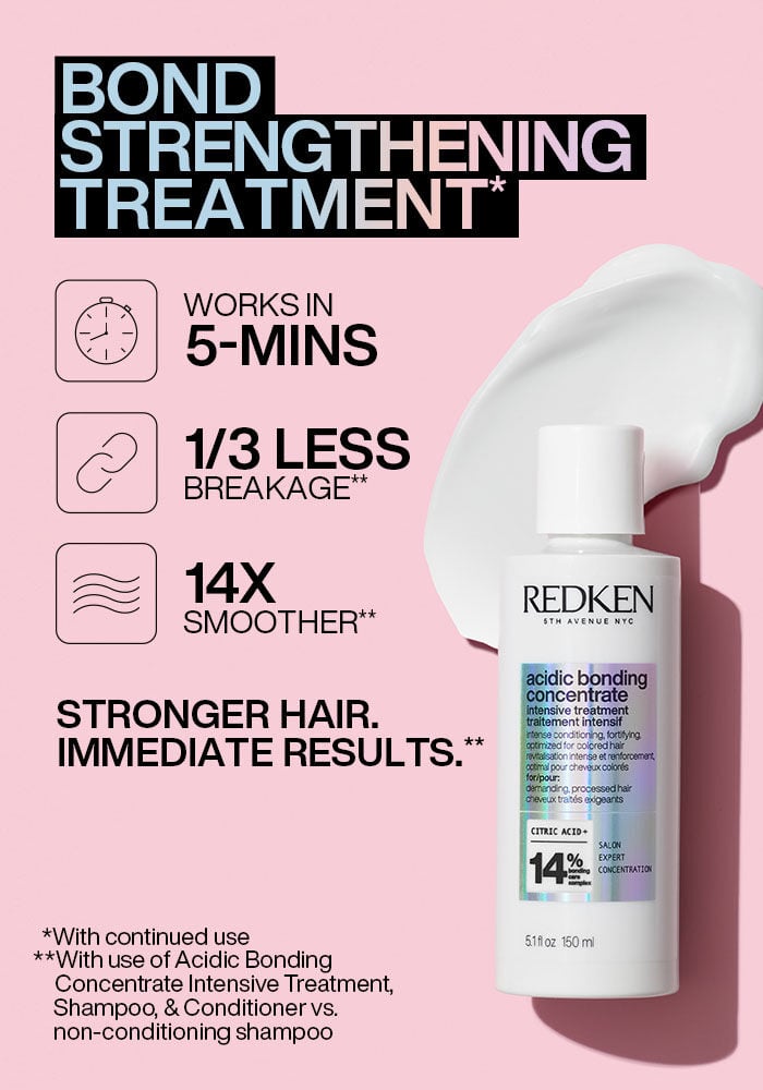 Redken Acidic Bonding Concentrate Pre-Shampoo Intensive Treatment for ...