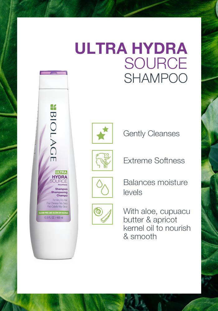 Biolage Ultra Hydra Source Moisturizing Shampoo for Very Dry Hair ...