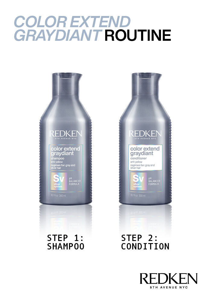 Redken Color Extend Graydiant Purple Shampoo for Gray and Silver Hair ...