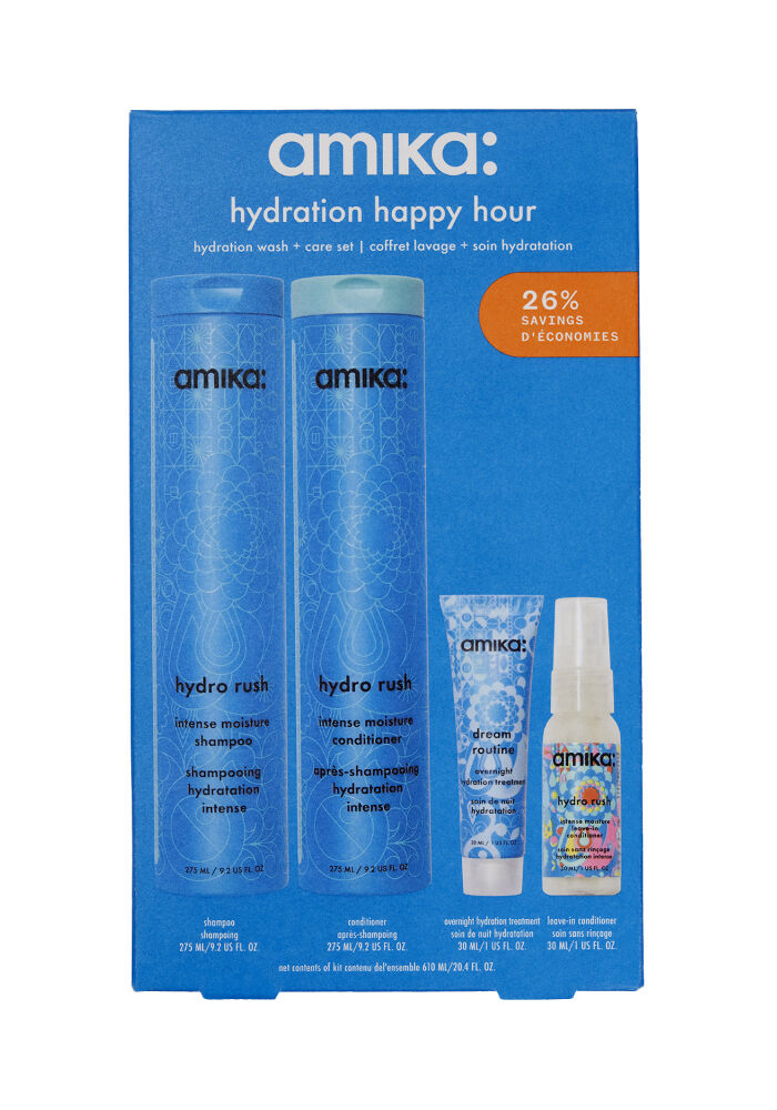 amika Hydration Happy Hour Wash + Care Set