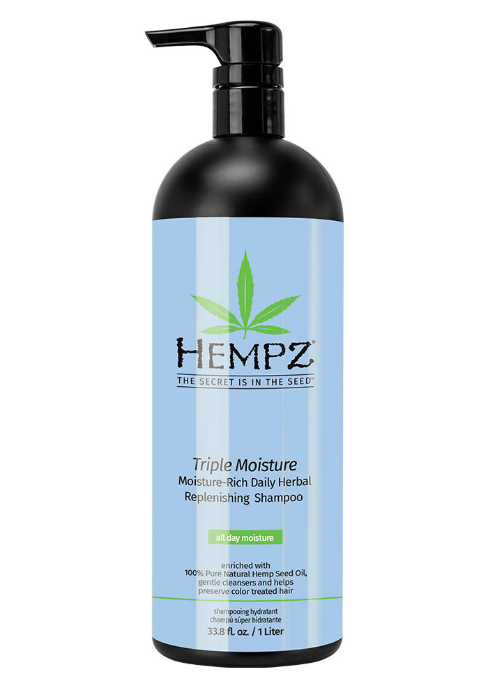 Hempz Triple Moisture Moisture-Rich Daily Herbal Replenishing Shampoo
