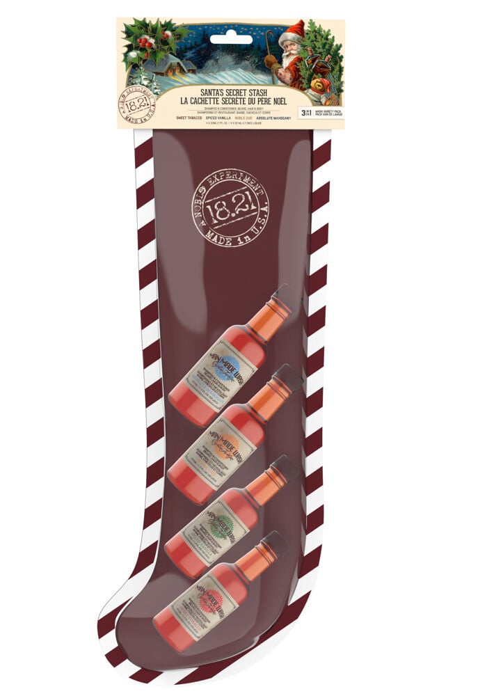 18.21 Man Made Santa's Secret Stash - Holiday Stocking Gift Set
